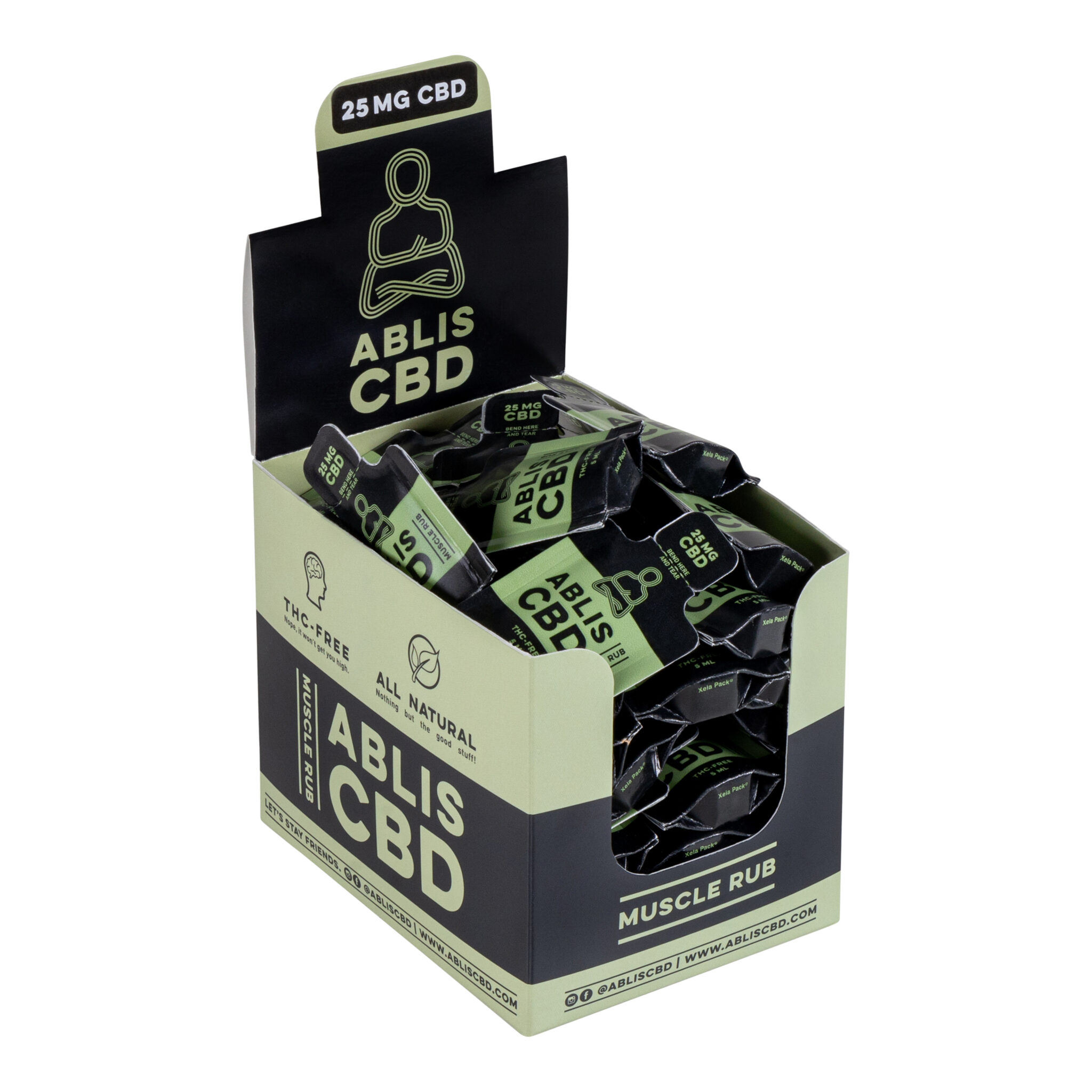 Muscle Rub Squeeze – 50 Pack – Ablis